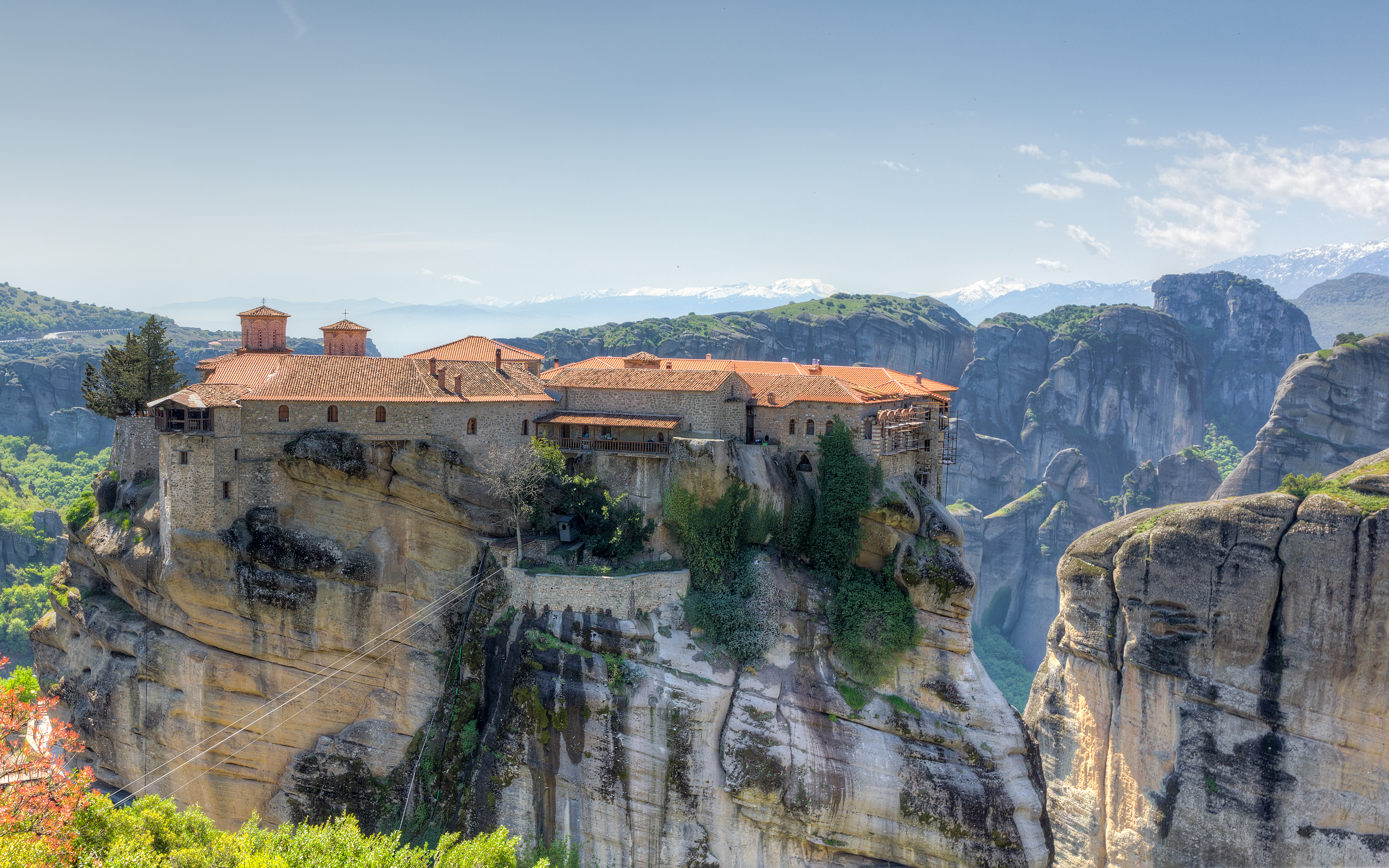 View of the historic Varlaam monastery, Meteora, Greece - ART of LEADING